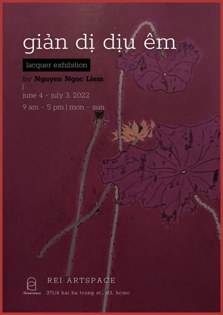 Hoạ sĩ Nguyễn Ngọc Liêm thực hiện triển lãm cá nhân