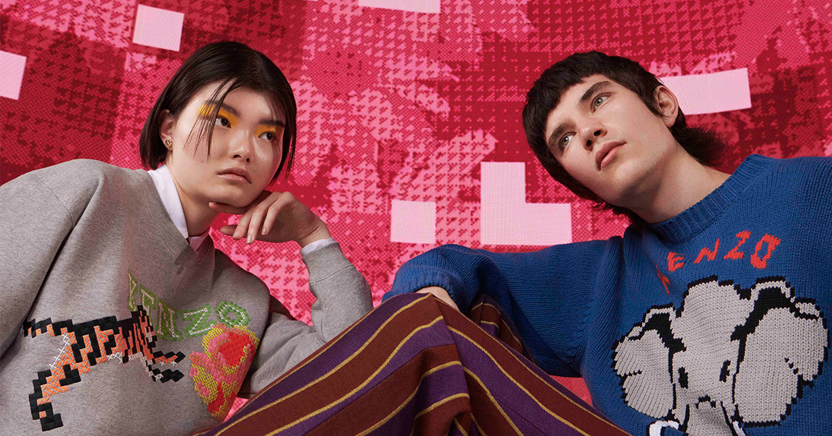 KENZO ra mắt bộ sưu tập Xuân Hè 2023 "KENZO Pixel"